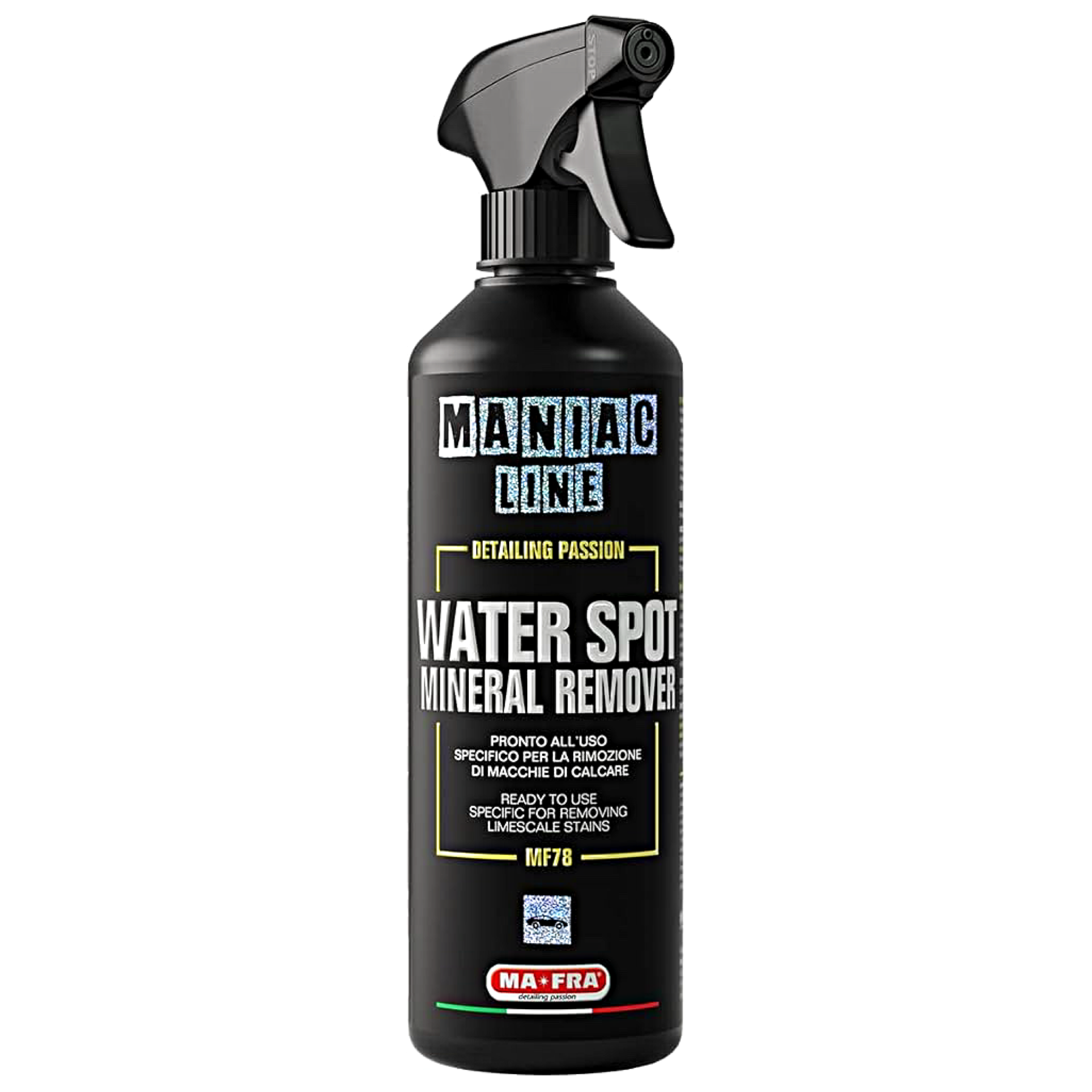 MANIAC WATER SPOT MINERAL REMOVER 500ml – The House Of Rags