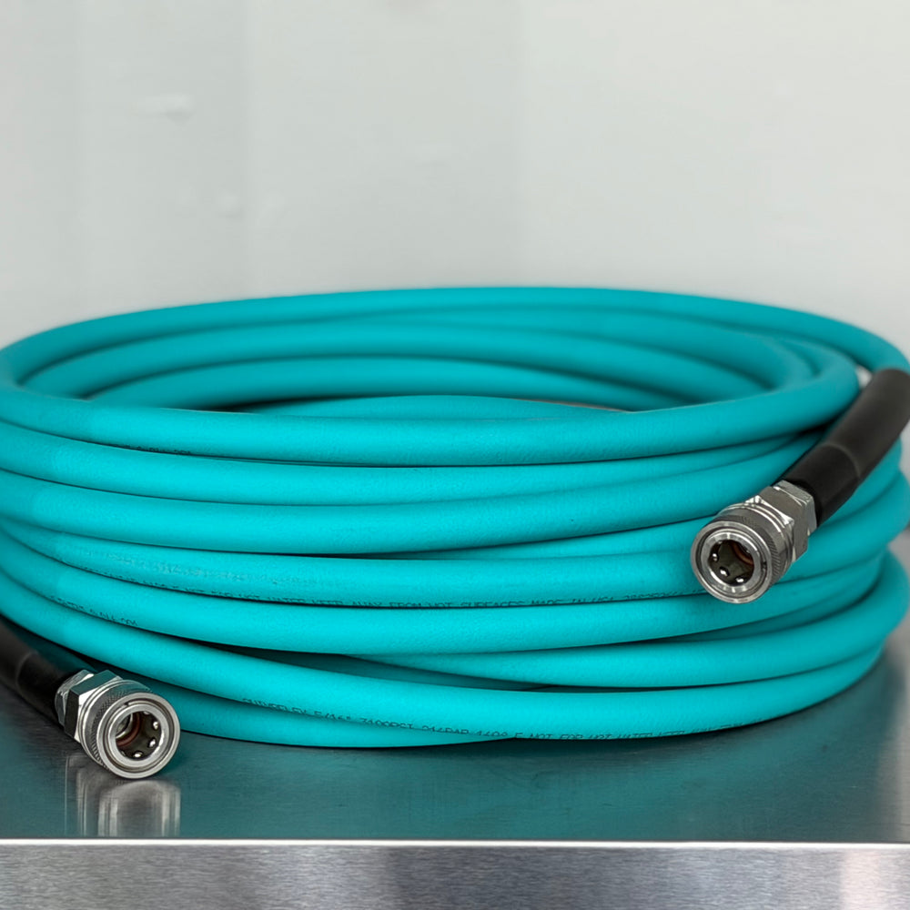 QUIVRFLEX Pressure Wash Hose (5/16 Teal) – The House Of Rags